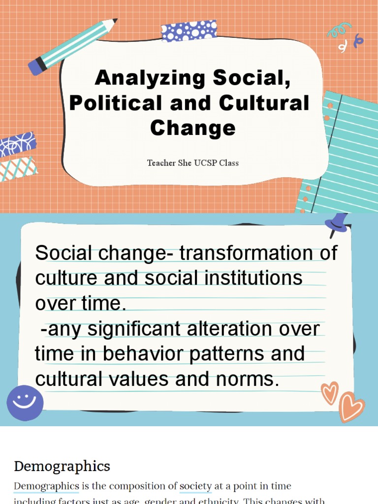 Social and Cultural and Political Change | PDF | Innovation | Power ...