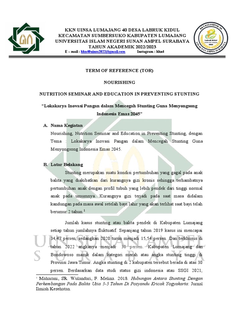 Tor Workshop KKN 40 | PDF