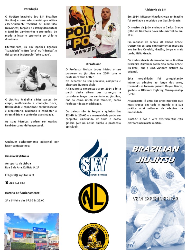 Tri Flyer BJJ | Download grátis PDF | Jiu-jitsu brasileiro | Jiu-jitsu