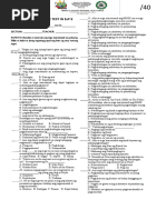 ESP-8-1st Quarter Final Exam With TOS and Answer Key | PDF