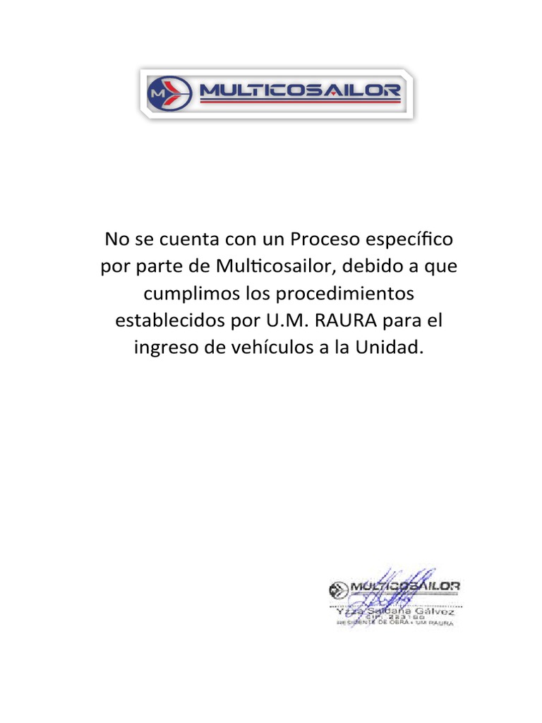 No Aplica - Empresa Contratista | PDF