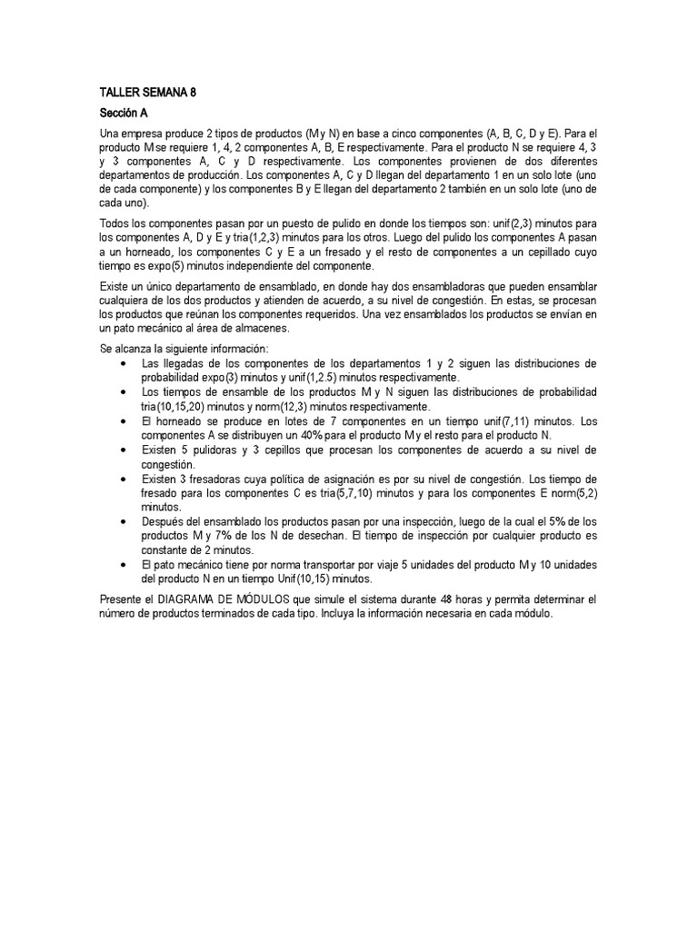 Semana 8-TALLER Diagrama de Módulos | PDF