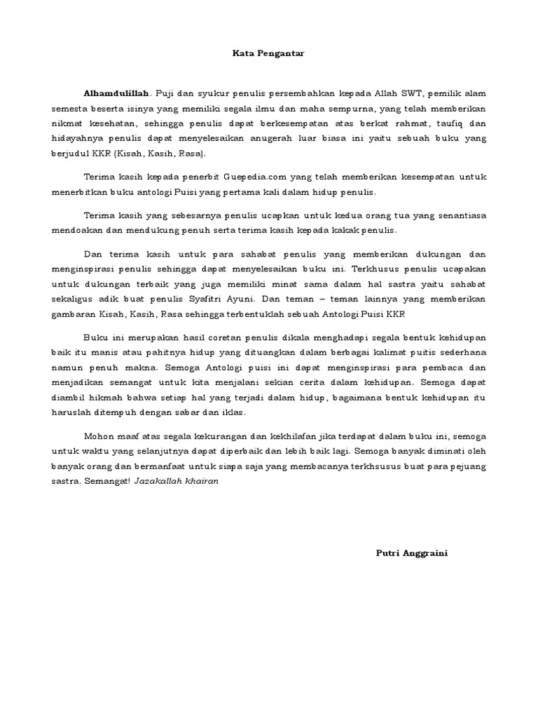 Antologi Puisi KKR | PDF