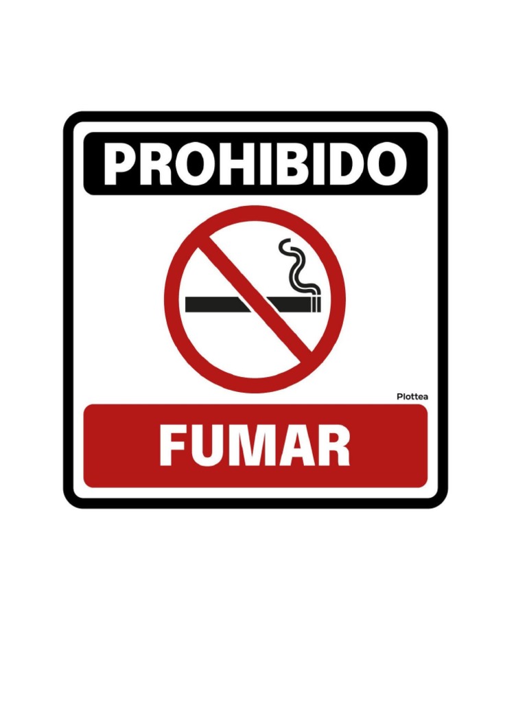 Señaletica de Prohibido Fumar | PDF