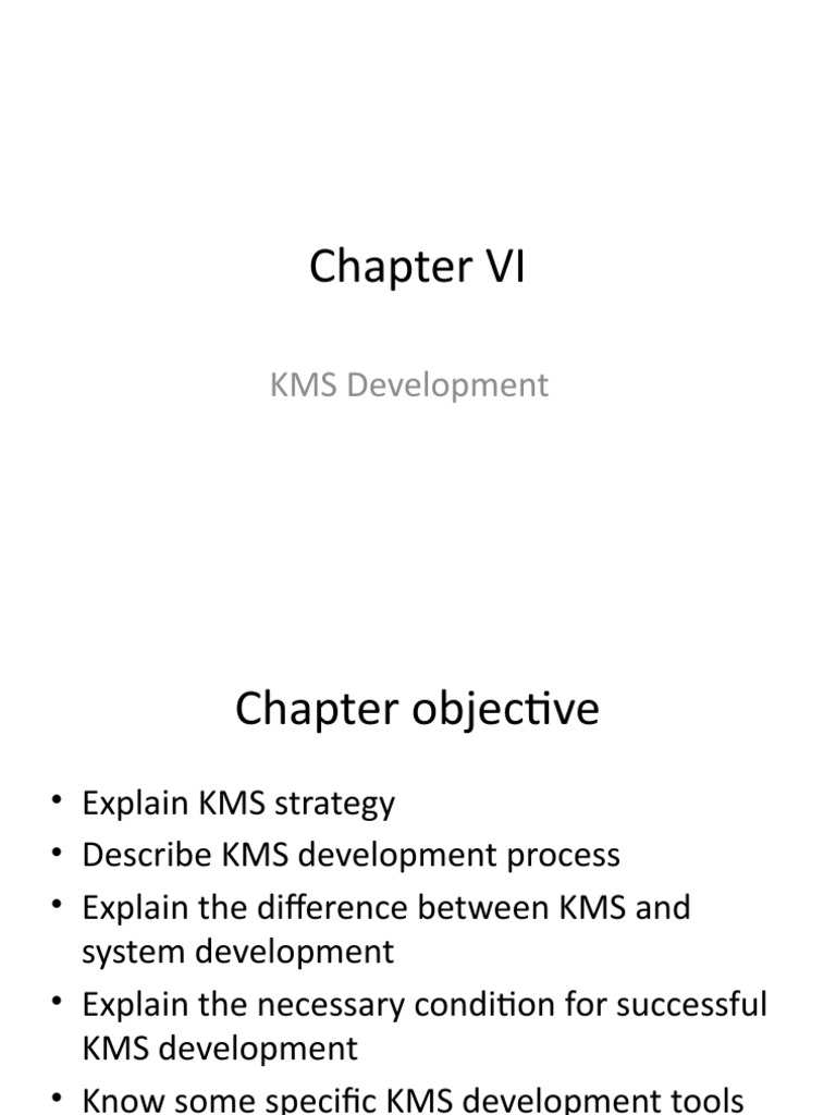 KMS Development Strategy | PDF | Strategic Management | Computer Network