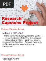 Capstone Research Format | PDF | Methodology | Science
