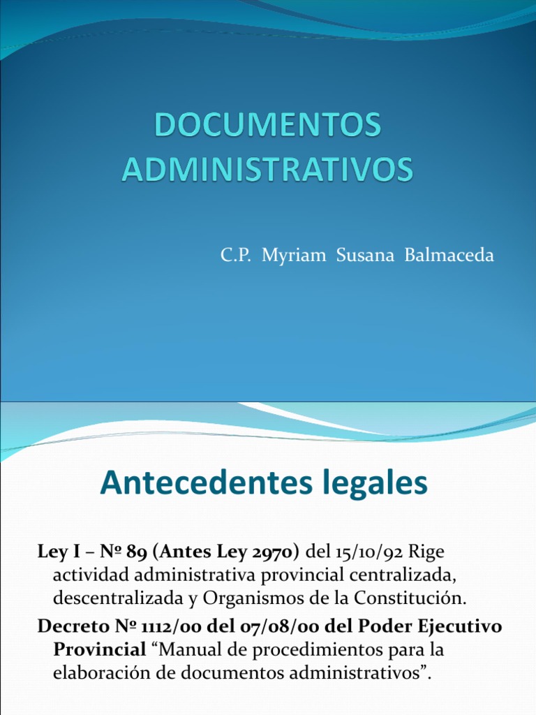 Documentos Administrativos | PDF | Ministerio (Departamento de Gobierno) | Justicia