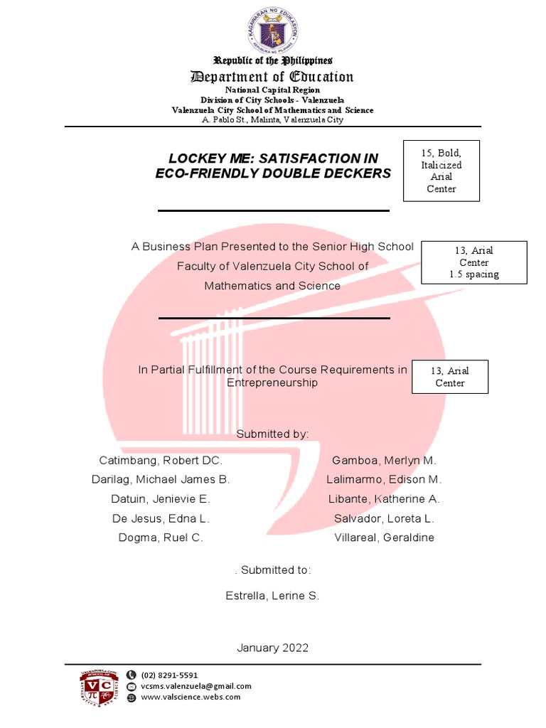 Sample Cover Page | PDF