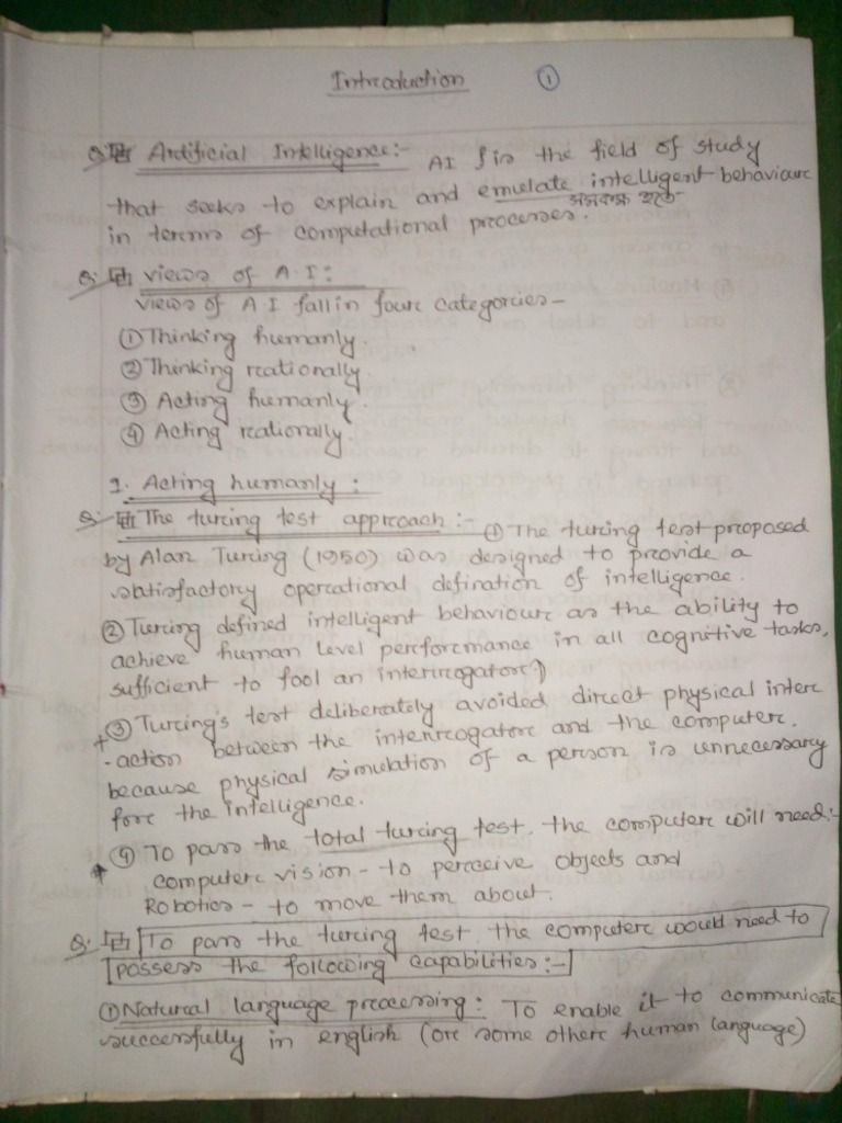 AI Note by Surovi Apu | PDF