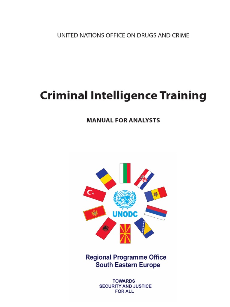 UNODC Criminal Intelligence Manual | PDF | Intelligence Analysis | Data ...