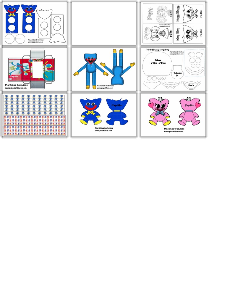 Kit Imprimibles Gratuitos Poppy Playtime | PDF