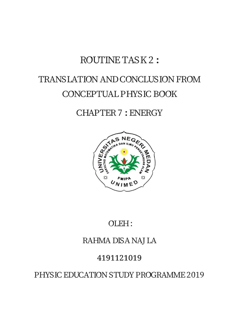 RT 2 (Conceptual Physics Translation) | PDF
