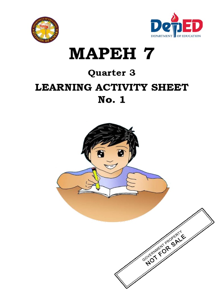 Mapeh 7: Learning Activity Sheet No. 1 | PDF | Stress (Biology) | Headache