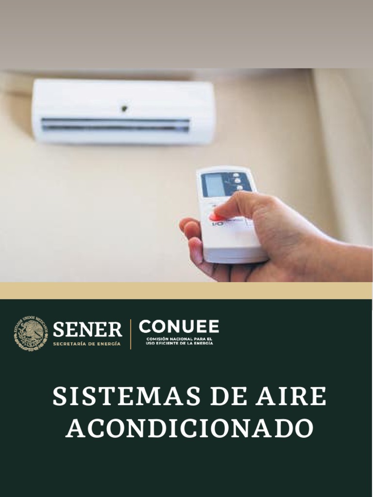 Manual de Aire Acondicionado CONUUE | PDF | Aire acondicionado | Uso eficiente de energía