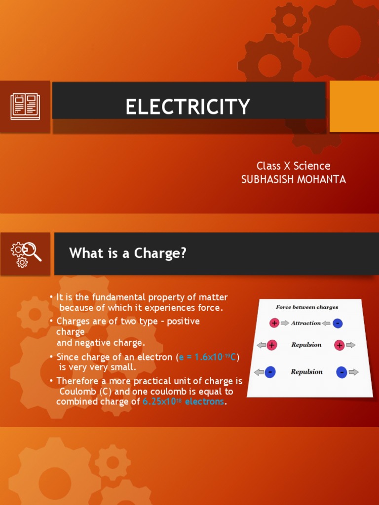 Electricity: Class X Science Subhasish Mohanta | PDF | Electrical Resistance And Conductance ...