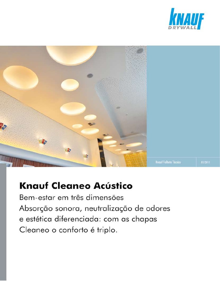 FORRO CLEANEO-KANUF | PDF | Drywall