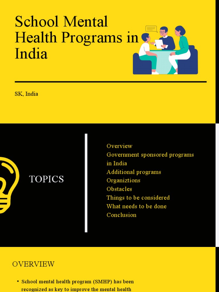 School Mental Health Programs in India | PDF | Mental Health | Adolescence