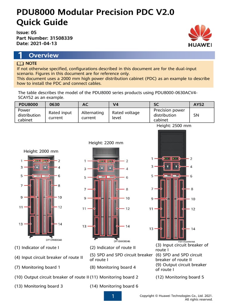 PDU8000 Modular Precision PDC V2.0 Quick Guide | PDF | Parameter ...