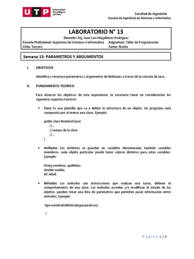 Parámetros y argumentos en Java: pasando datos a métodos | PDF | Objeto (informática) | Java ...