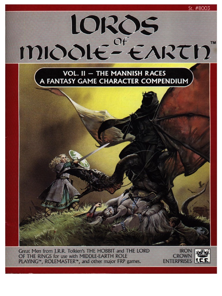MERP 8003 - Lords of Middle-Earth Vol II - The Mannish Races | PDF
