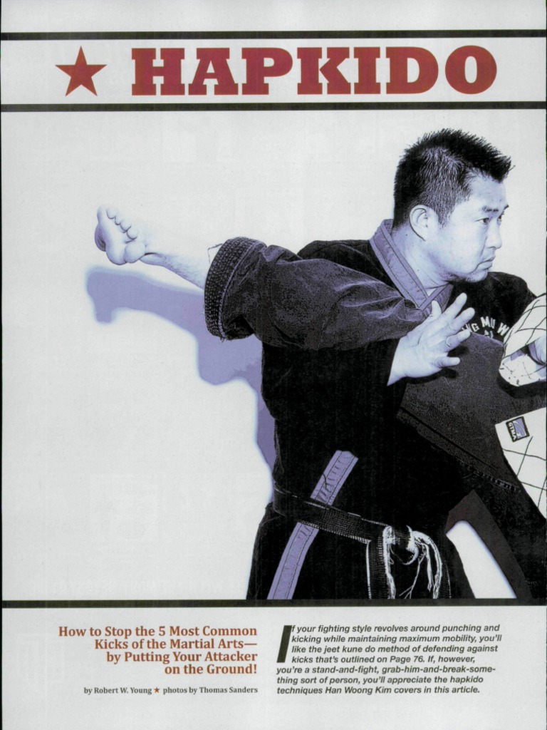Hapkido Kick Defence | PDF | Combat Sports | Sports