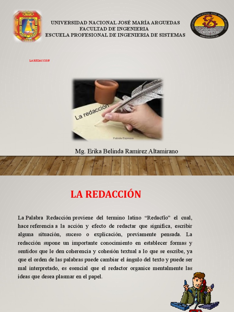 Sesiòn Nº7 - La Redaccion | PDF | Conocimiento | Lingüística