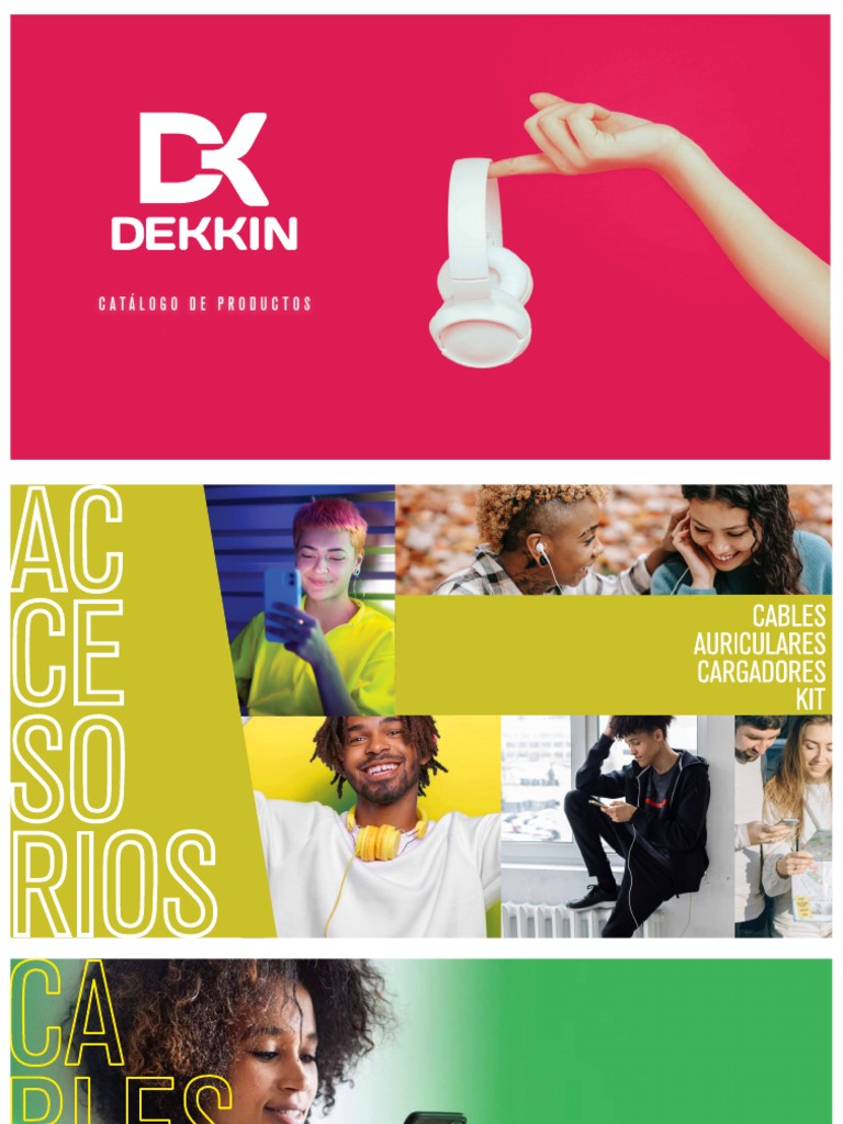 Catalogo Dekkin Marzo 2022 | PDF | USB | Auriculares