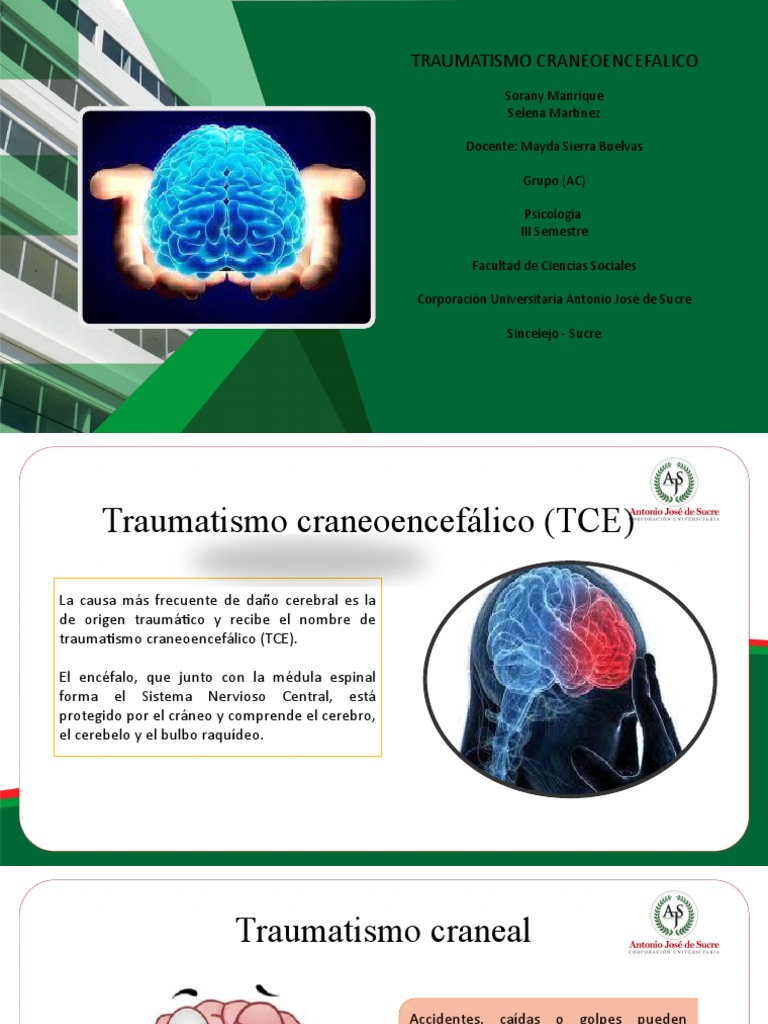 Clasificación y síntomas del TCE | PDF | Lesión cerebral traumática ...
