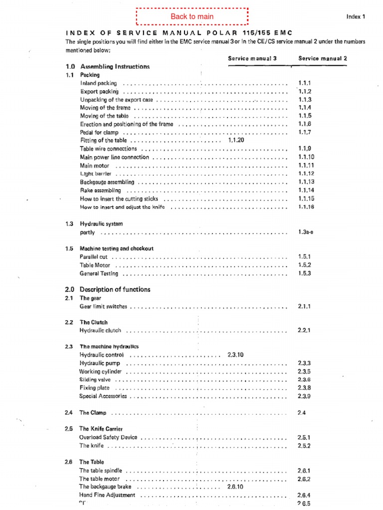 Emc-1 Service Polar 115 | PDF | Valve | Pump