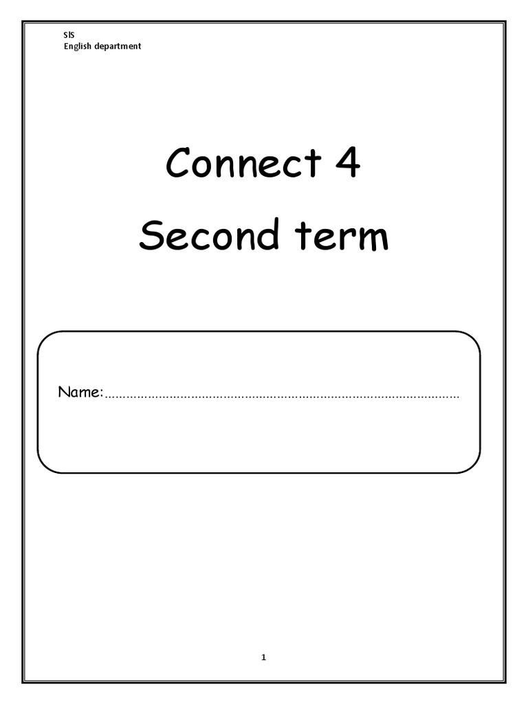 Connect 4 Second Term | PDF | Verb | Desert