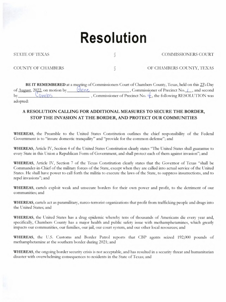 Chambers County Invasion Res | Download Free PDF | U.S. State | Article ...