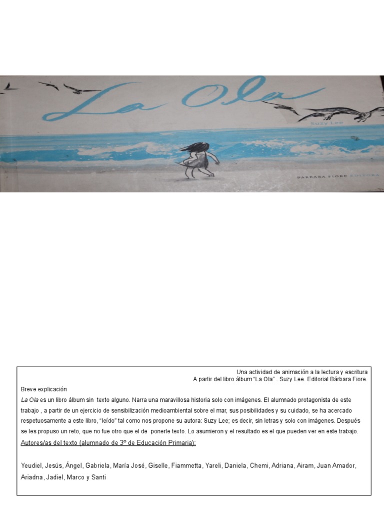 Suzy Lee - La Ola | PDF