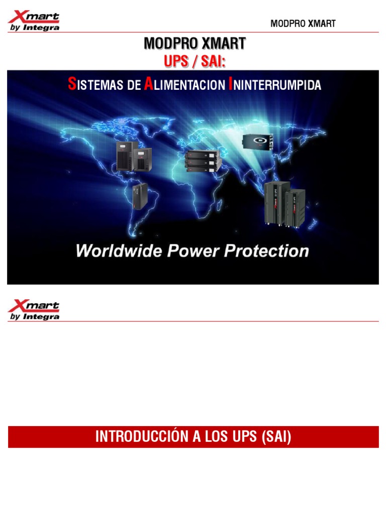 Diagrama y Funcionamiento de UPS XMART | PDF | Corriente alterna ...