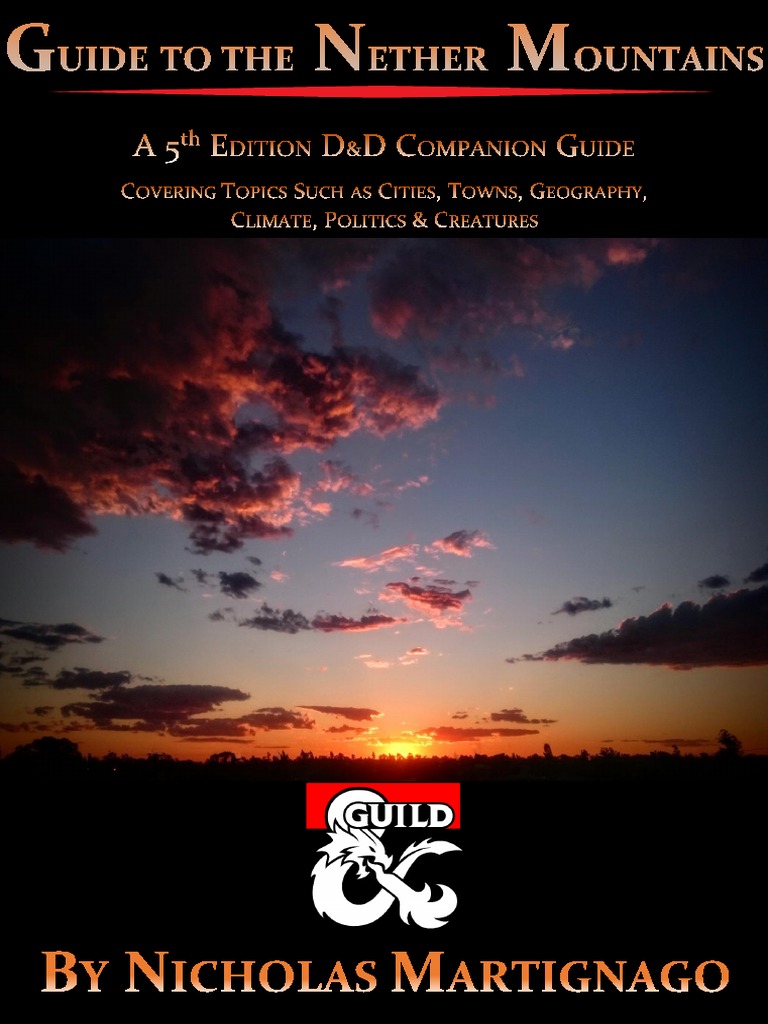 Nether Mountains Companion Guide | PDF | Dungeons & Dragons | Wizards ...