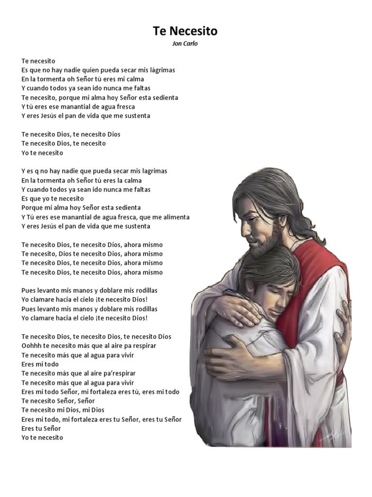 Te Necesito JON CARLO | PDF