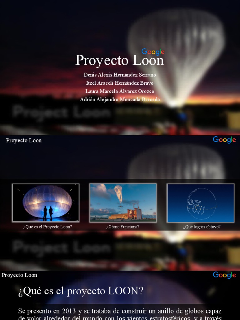 Proyecto Loon Final | PDF | Globo (Aeronáutica) | Control de tráfico aéreo