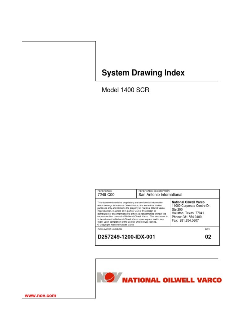 System Drawing Index | PDF | Electric Power | Equipment