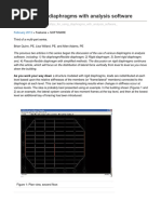 RAM Frame Semirigid Diaphragms Guide | PDF | Beam (Structure) | Stiffness