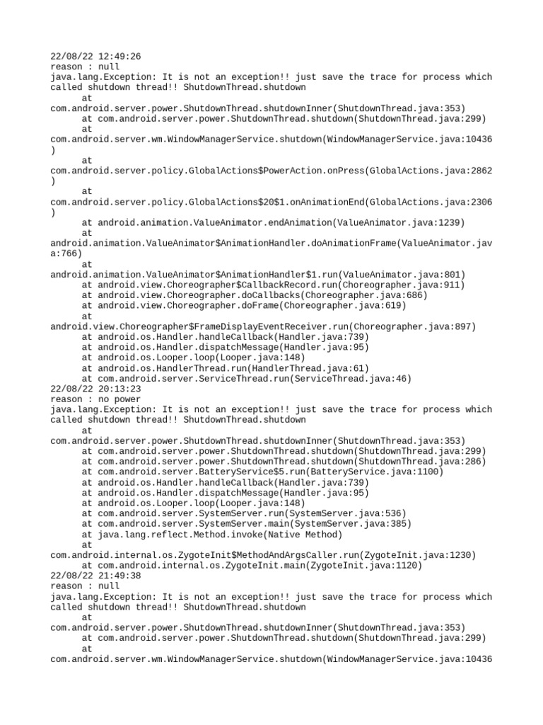 Power Off Reset Reason Pdf Java Programming Language Technology Development