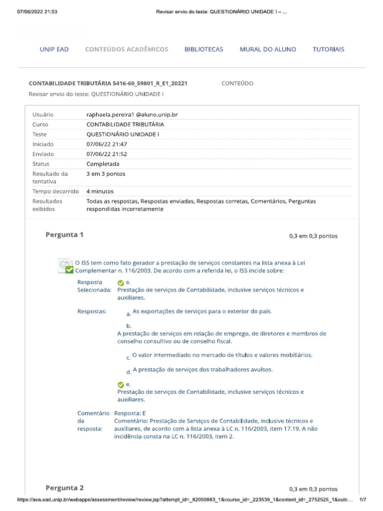 Quest Com Resp | PDF