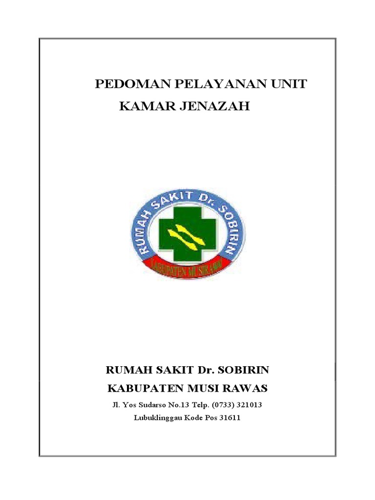 Pedoman Kamar Jenazah | PDF