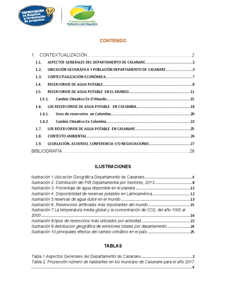 Reservorios Final | PDF | Reservorio | Agua