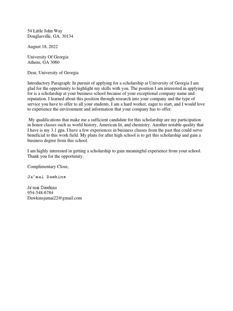 Cover Letter Guide Pdf