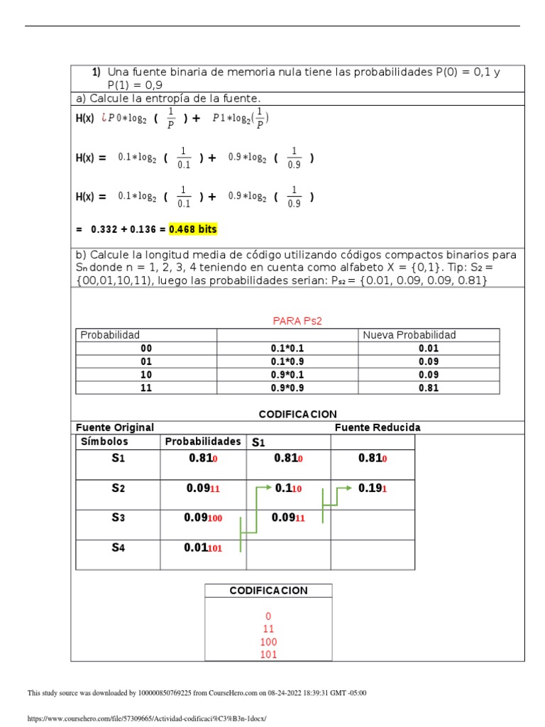 Actividad Codificaci N 1 | PDF