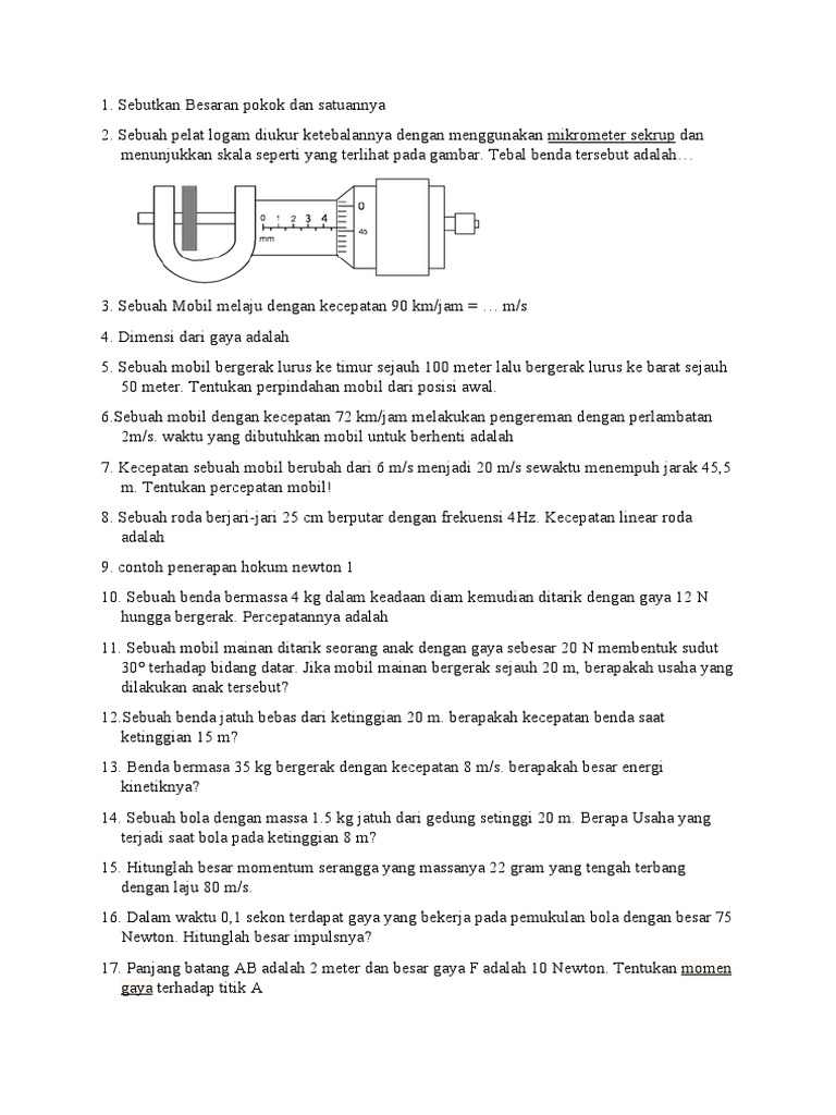 Latihan Soal UN Fisika | PDF Latihan Soal UN Fisika | PDF