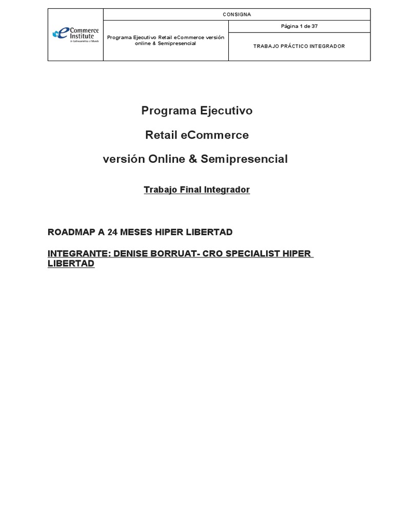 Denise Borruat Programa Ejecutivo Retail Ecommerce Version Online & Semipresencial 2020 ...