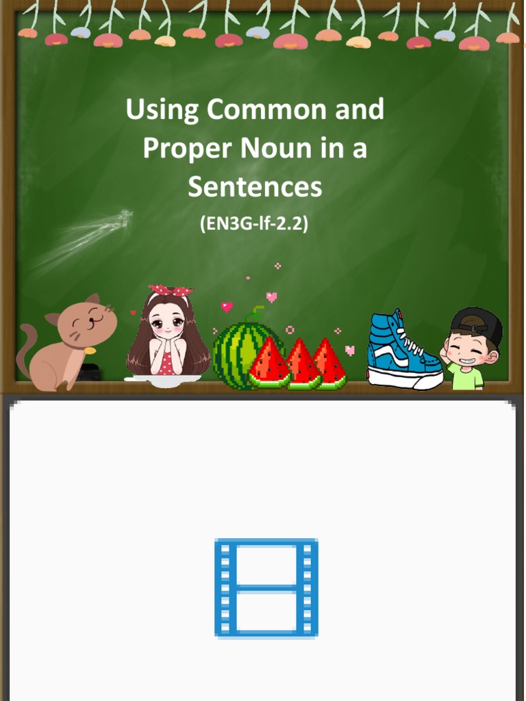 Common and Proper Nouns Presentation | PDF
