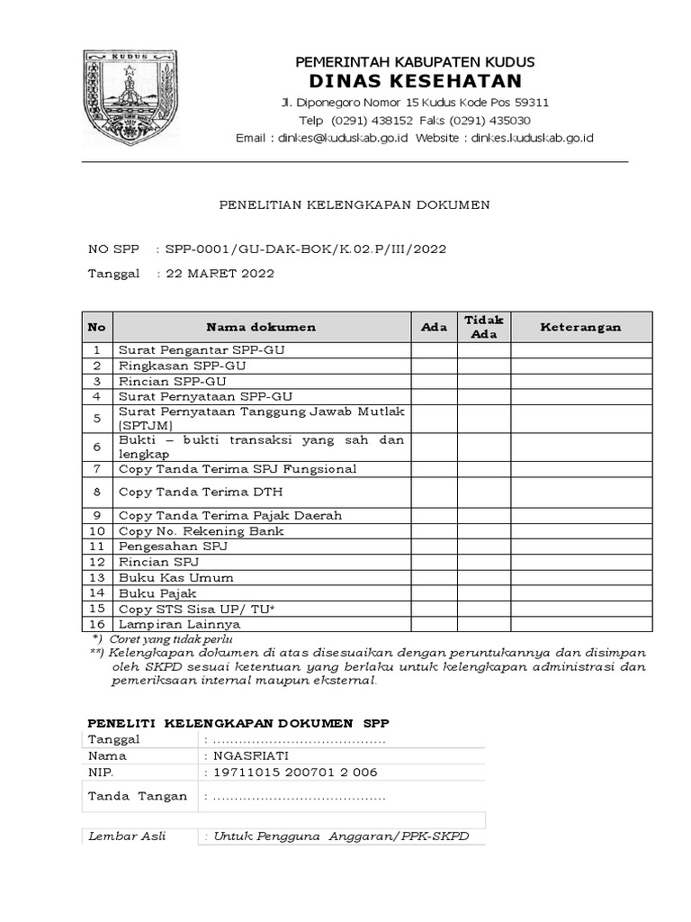 Draf 2021 Verifikasi | PDF