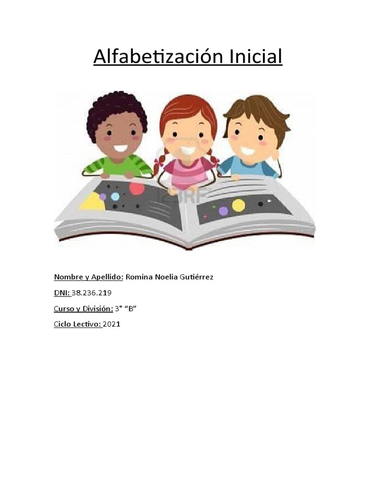 Alfabetización Inicial Clase 5 | PDF