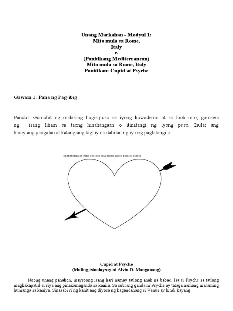 Filipino 10 Modyul 1 Final Edited | PDF